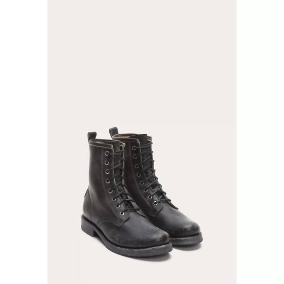 Frye | Shoes | New Frye Womens Veronica Combat Boots In Black | Poshmark